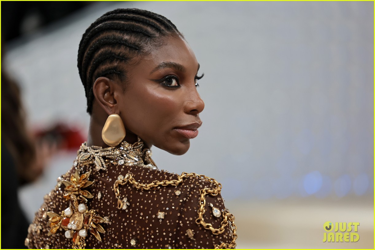 Michaela Coel Is A Bronze Sun Goddess in Schiaparelli at Met Gala 2023 ...