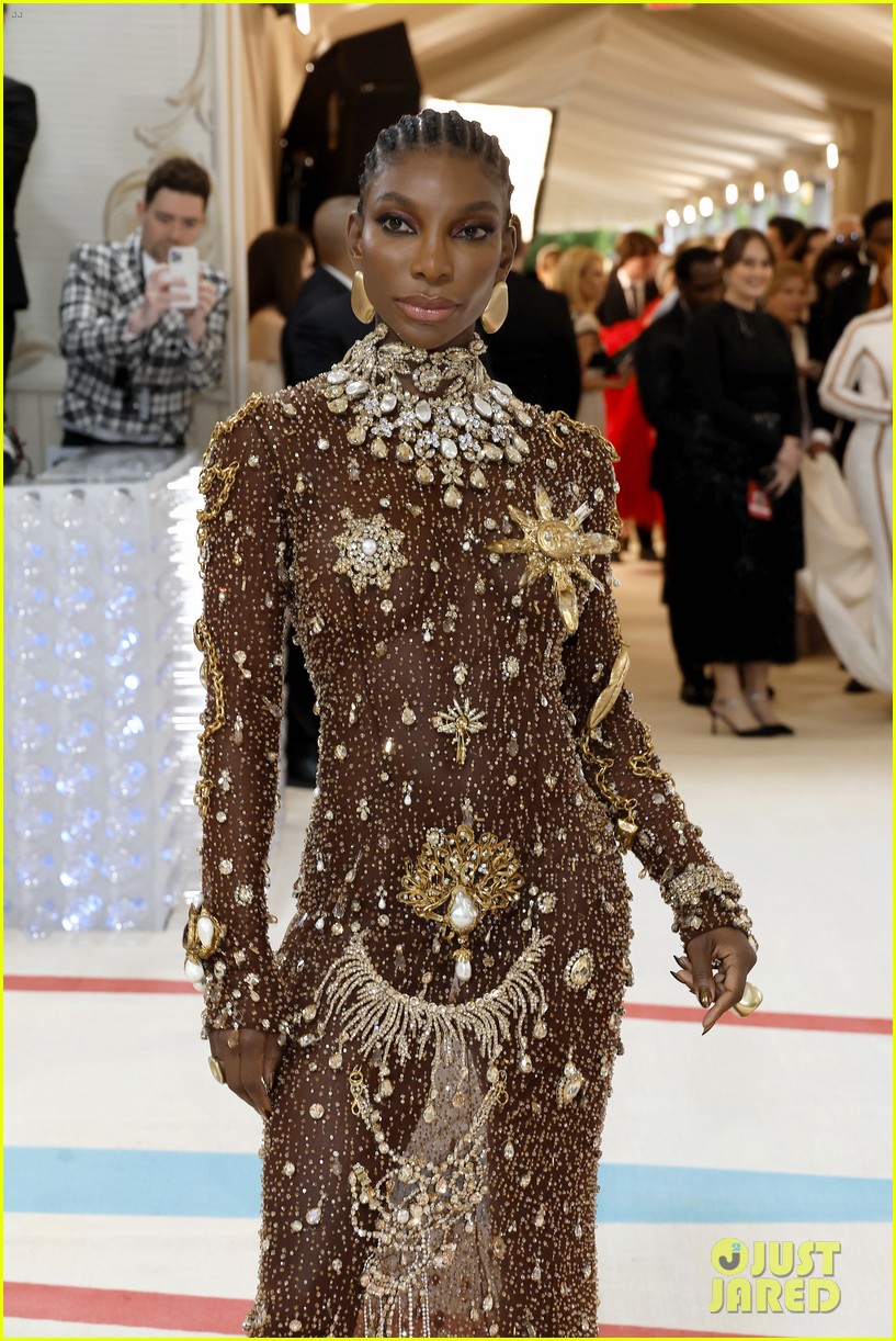 Michaela Coel Is A Bronze Sun Goddess in Schiaparelli at Met Gala 2023 ...