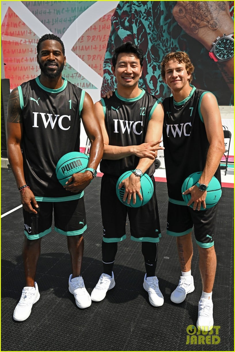 F1 Driver Lewis Hamilton Takes Part in Free Throw Basketball Challenge Ahead Of Miami Grand Prix ...