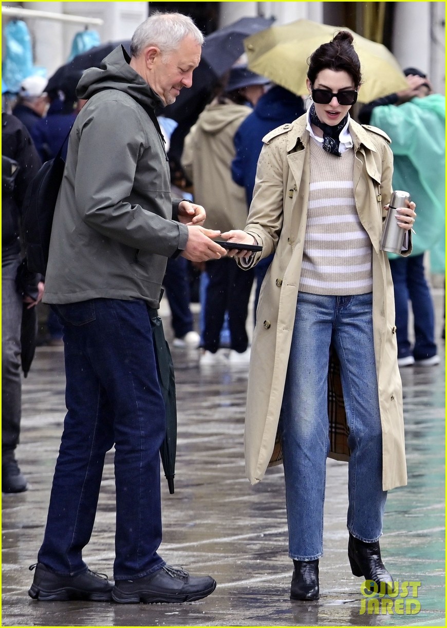 Anne Hathaway Wears Matching Outfits with Stylist Erin Walsh While ...