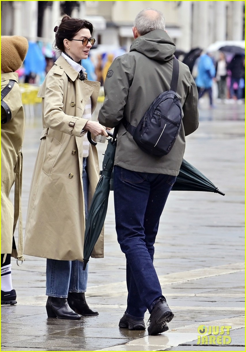 Anne Hathaway Wears Matching Outfits with Stylist Erin Walsh While ...