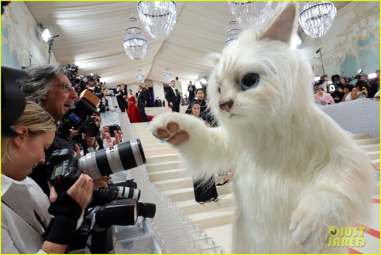 Jared Leto Dress Up as Karl Lagerfeld's Beloved Cat Choupette for Met ...