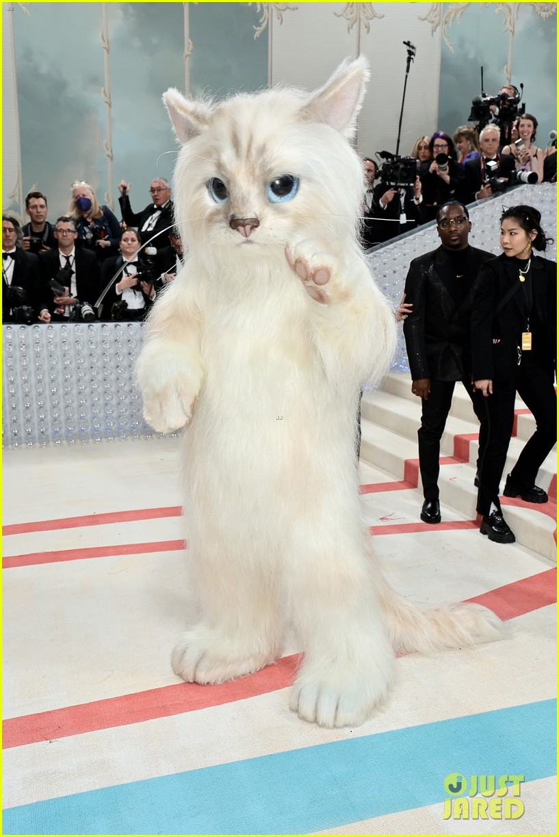 Jared Leto Dress Up as Karl Lagerfeld's Beloved Cat Choupette for Met ...