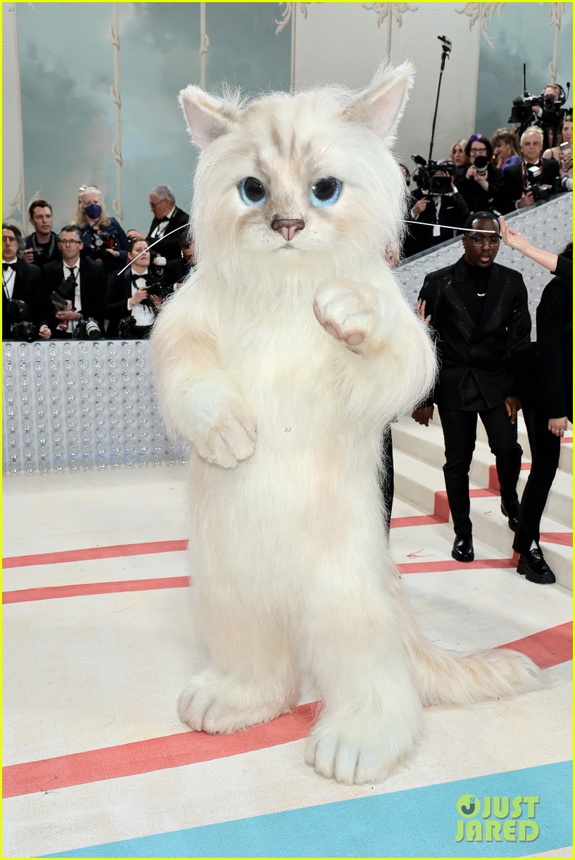 Jared Leto Dress Up as Karl Lagerfeld's Beloved Cat Choupette for Met ...