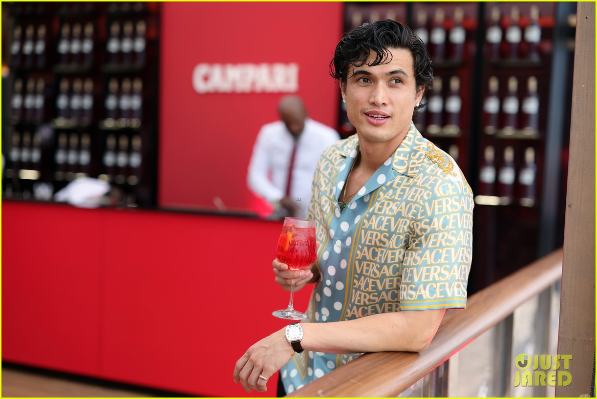 Luke Evans & Charles Melton Buddy Up at Campari Event During Cannes ...