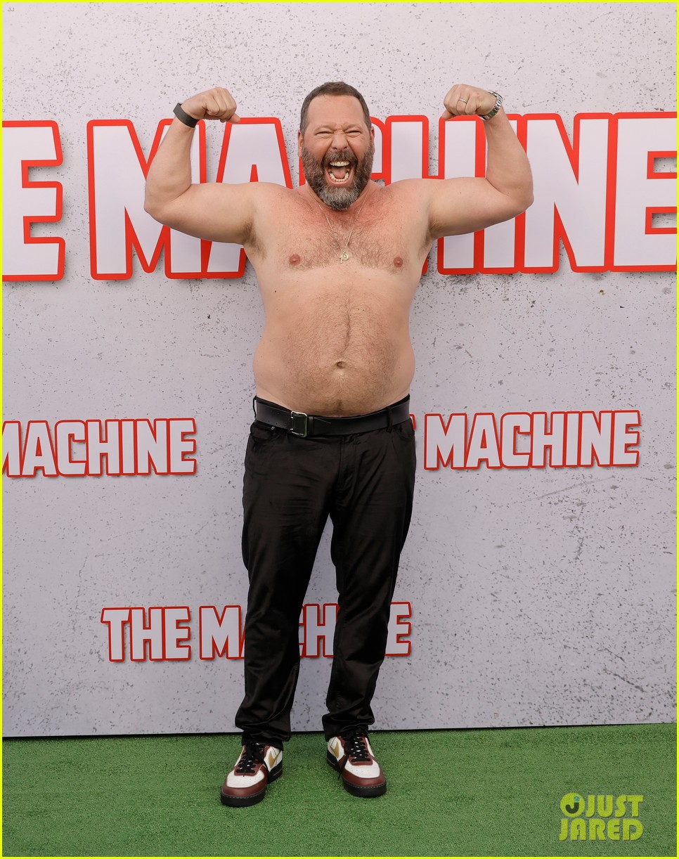 Bert Kreischer Rips Off His Shirt While Attending 'The Machine ...
