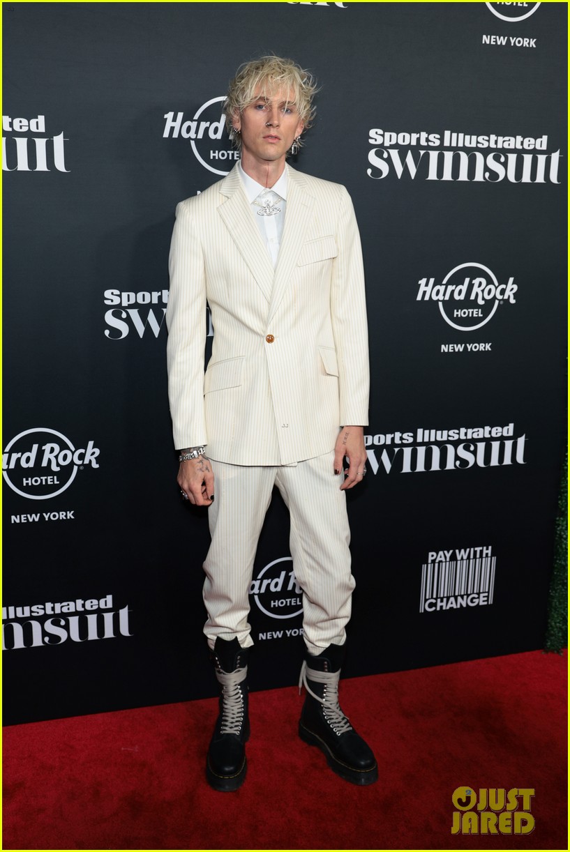 Megan Fox Wears Revealing Sheer Dress to Sports Illustrated Swimsuit ...