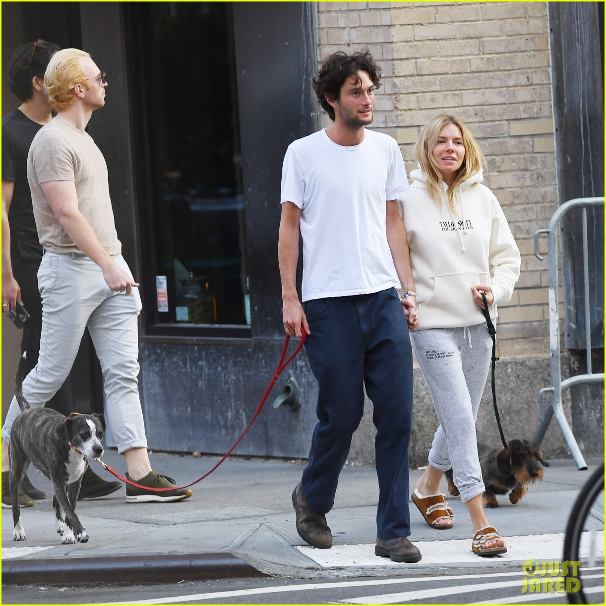 Sienna Miller & Boyfriend Oli Green Hold Hands While Picking Up ...