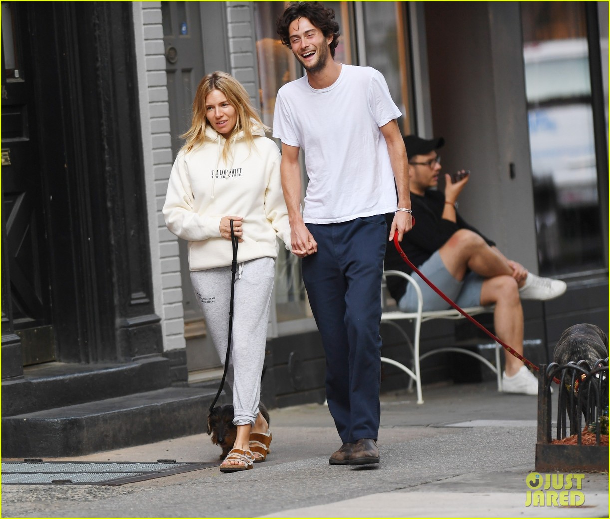 Sienna Miller & Boyfriend Oli Green Hold Hands While Picking Up ...