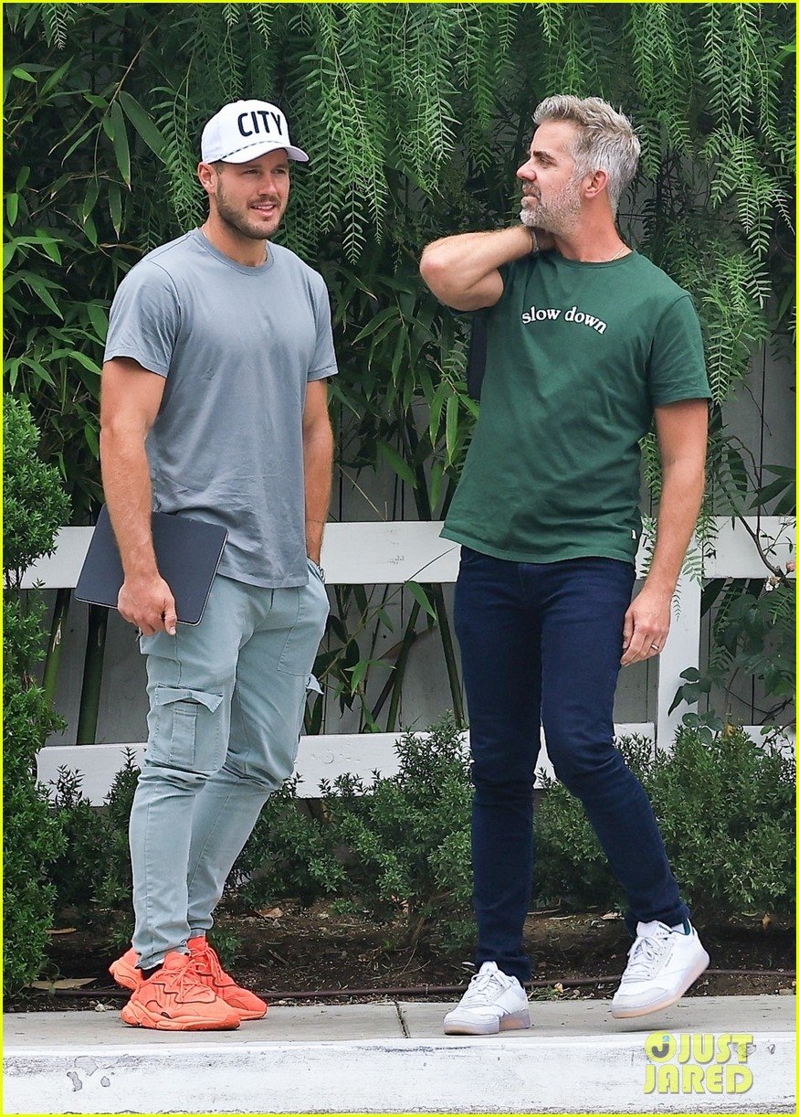 Colton Underwood & Husband Jordan C. Brown Grab Lunch in WeHo After ...