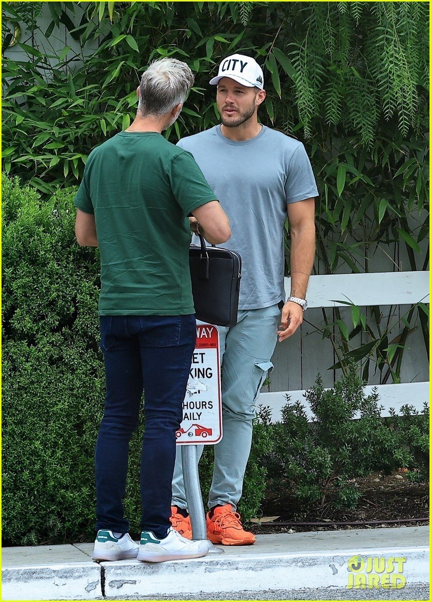 Colton Underwood & Husband Jordan C. Brown Grab Lunch in WeHo After ...