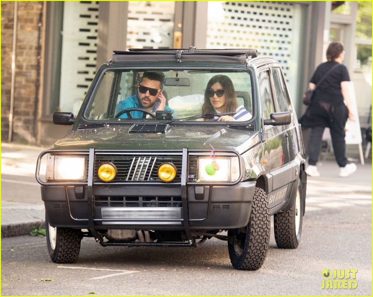 Dominic Cooper & Gemma Chan Take Their Classic Car to Go Shopping in ...
