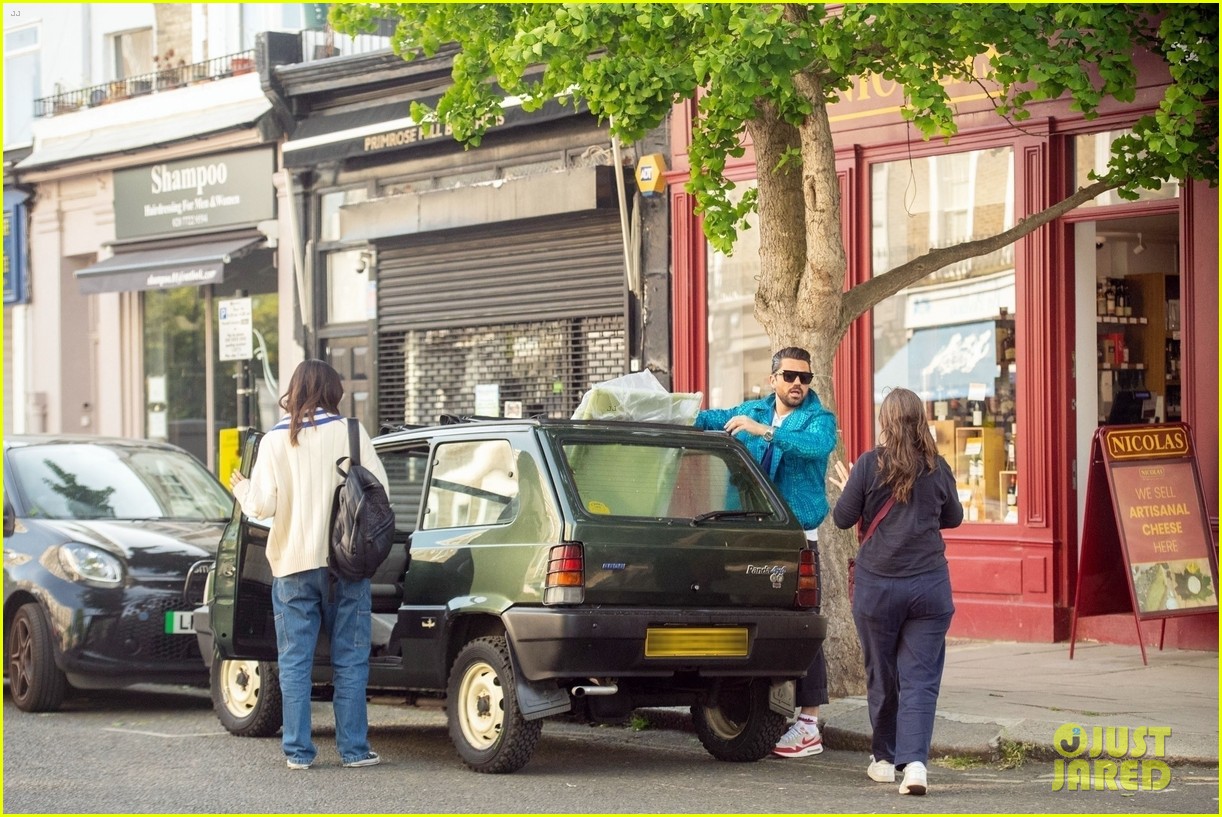 Dominic Cooper & Gemma Chan Take Their Classic Car to Go Shopping in ...