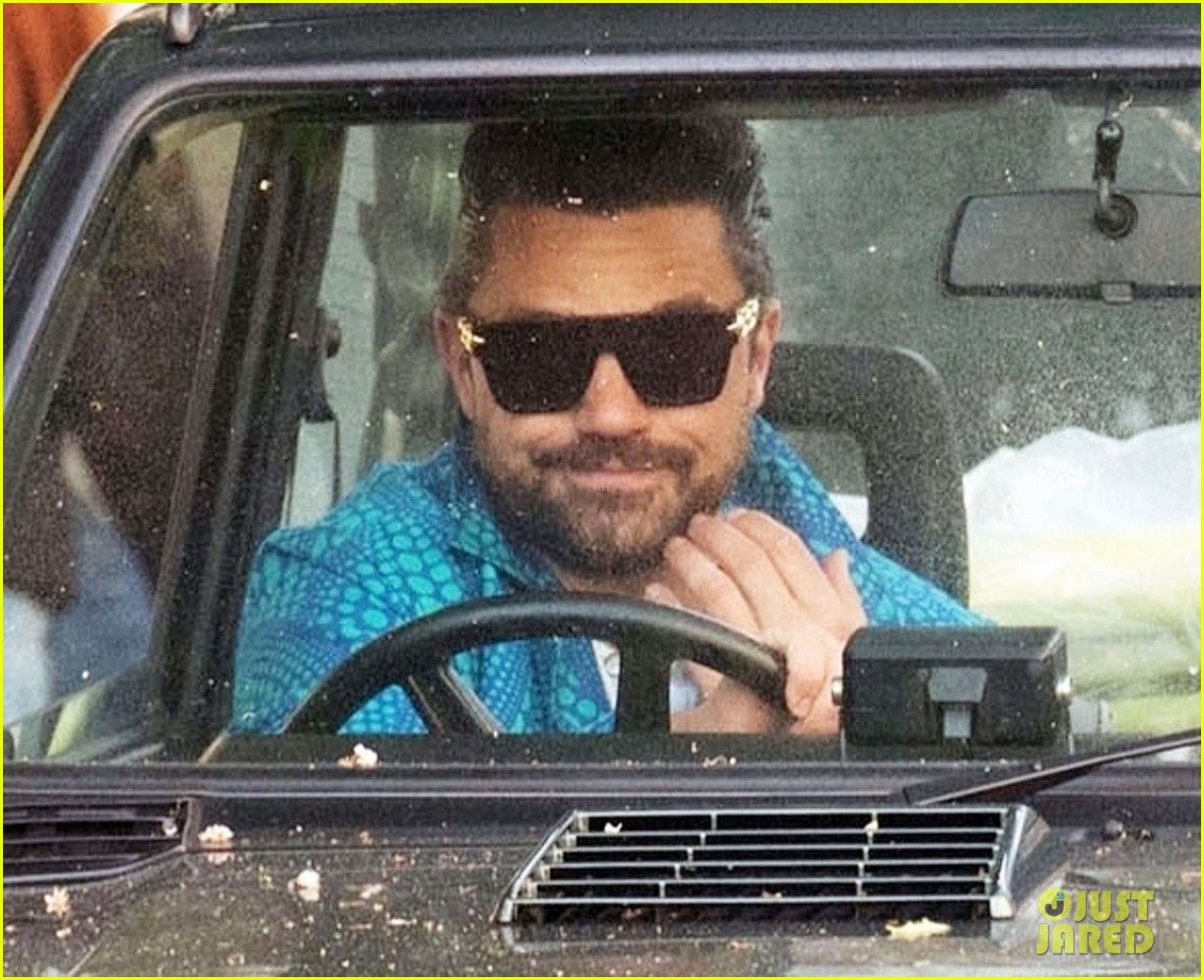 Dominic Cooper & Gemma Chan Take Their Classic Car to Go Shopping in ...