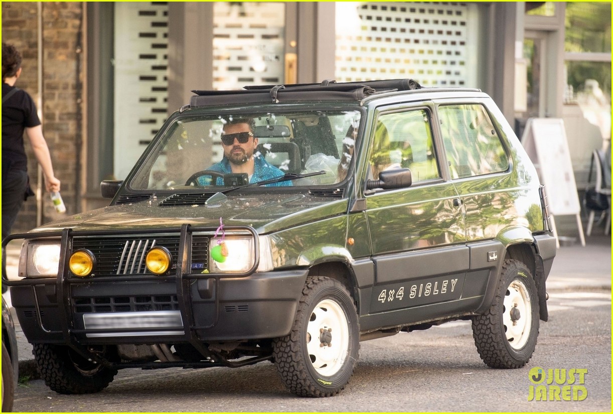 Dominic Cooper & Gemma Chan Take Their Classic Car to Go Shopping in ...