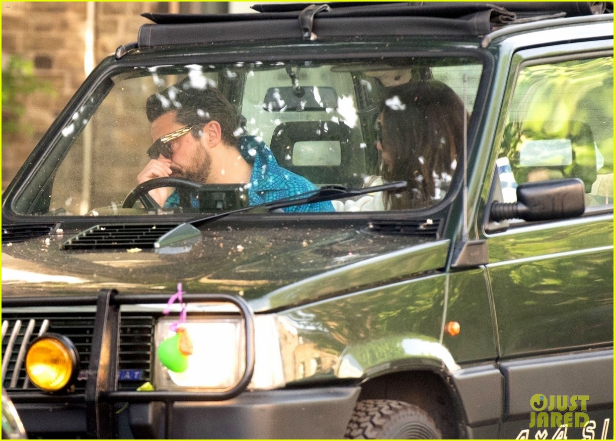 Dominic Cooper & Gemma Chan Take Their Classic Car to Go Shopping in ...