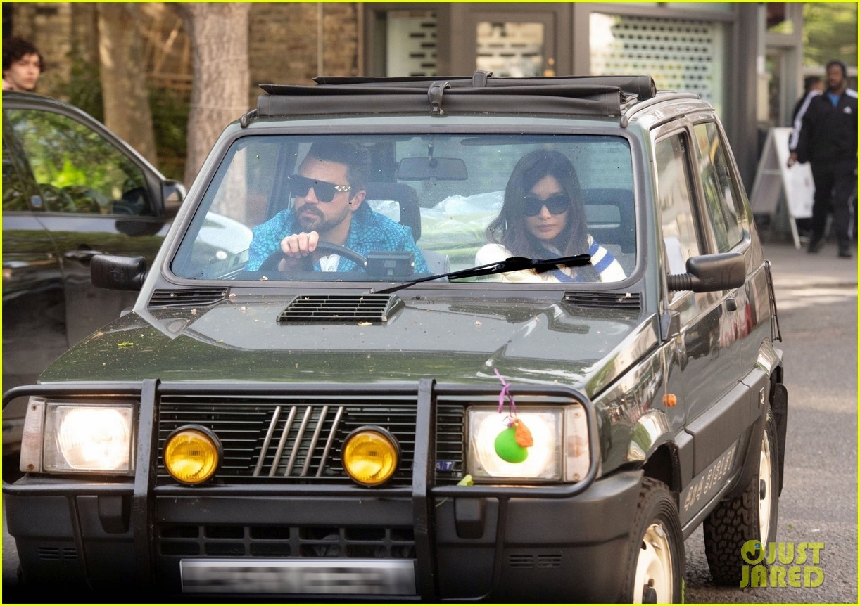 Dominic Cooper & Gemma Chan Take Their Classic Car to Go Shopping in ...