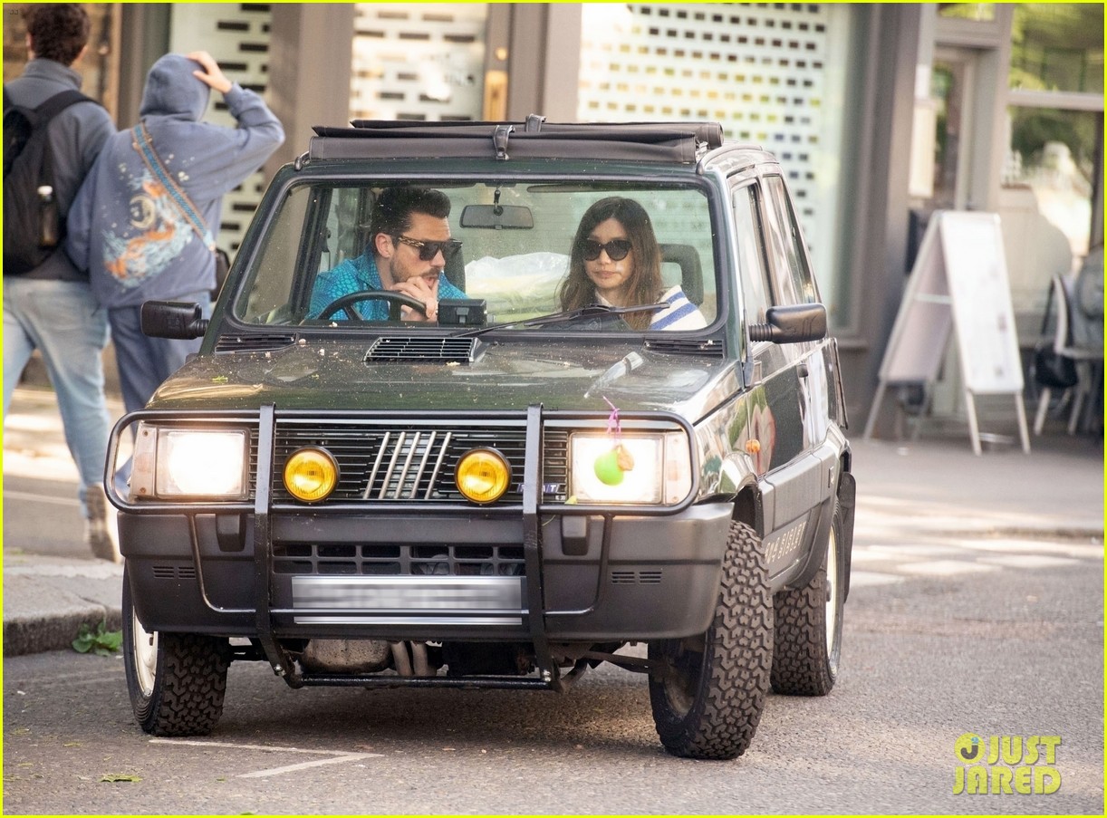 Dominic Cooper & Gemma Chan Take Their Classic Car to Go Shopping in ...
