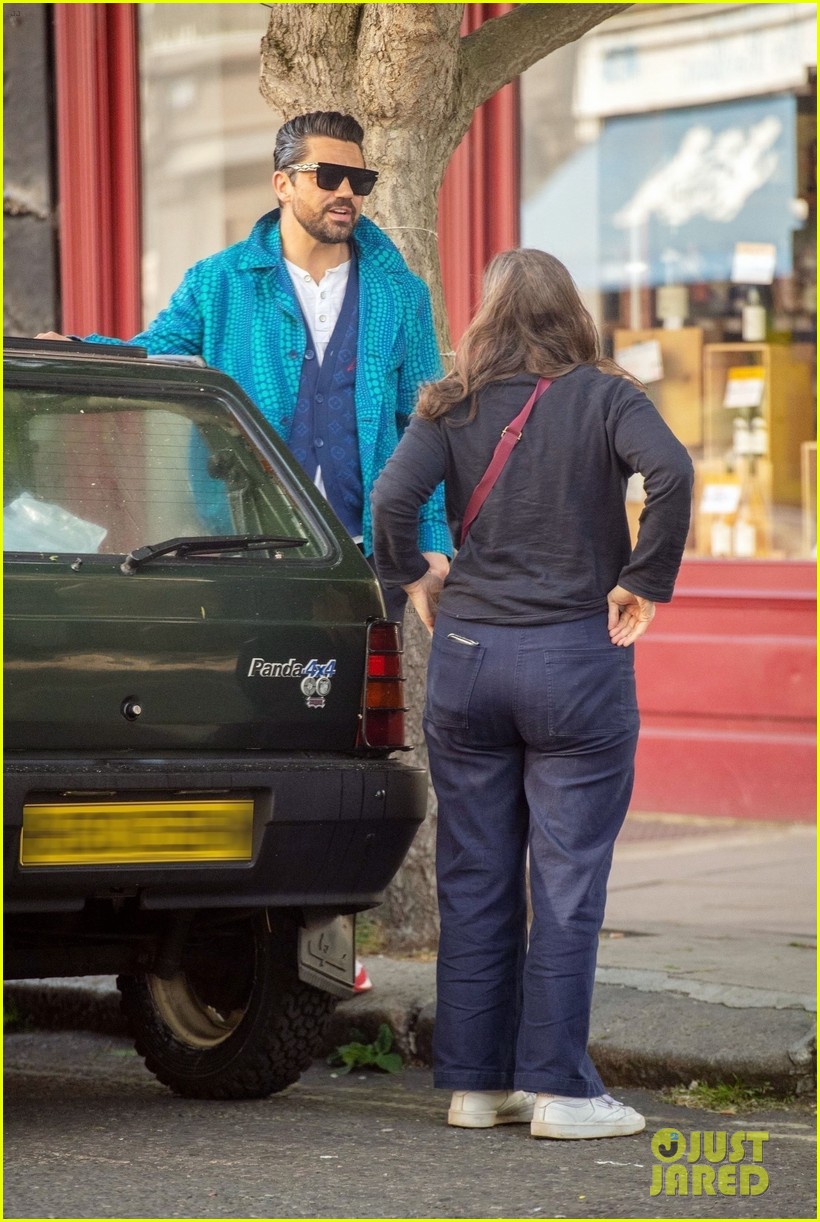 Dominic Cooper & Gemma Chan Take Their Classic Car to Go Shopping in ...