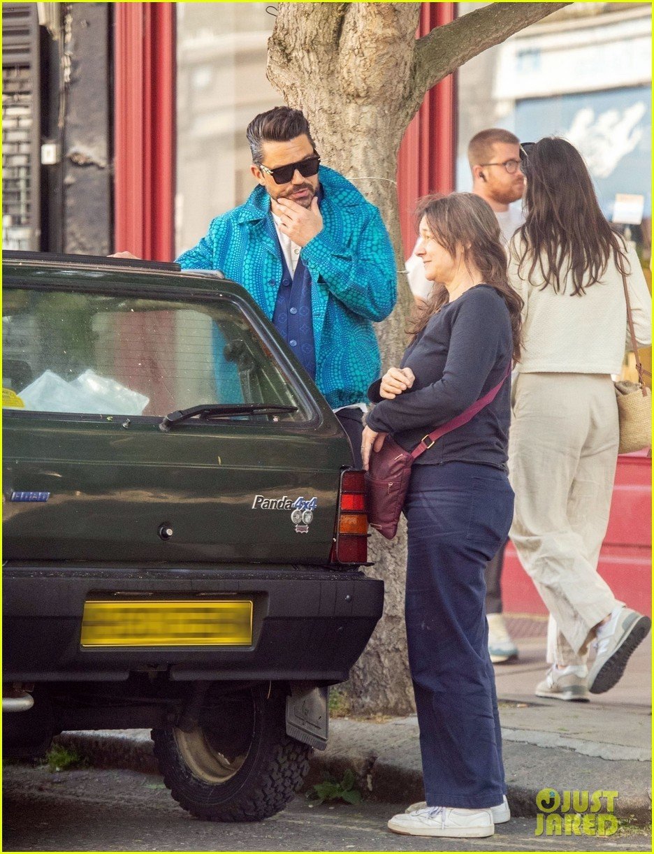 Dominic Cooper & Gemma Chan Take Their Classic Car to Go Shopping in ...