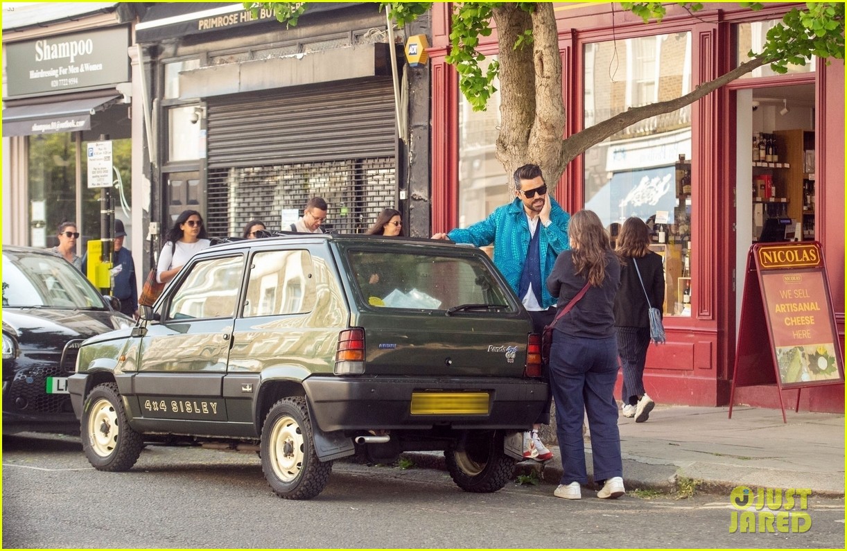 Dominic Cooper & Gemma Chan Take Their Classic Car to Go Shopping in ...