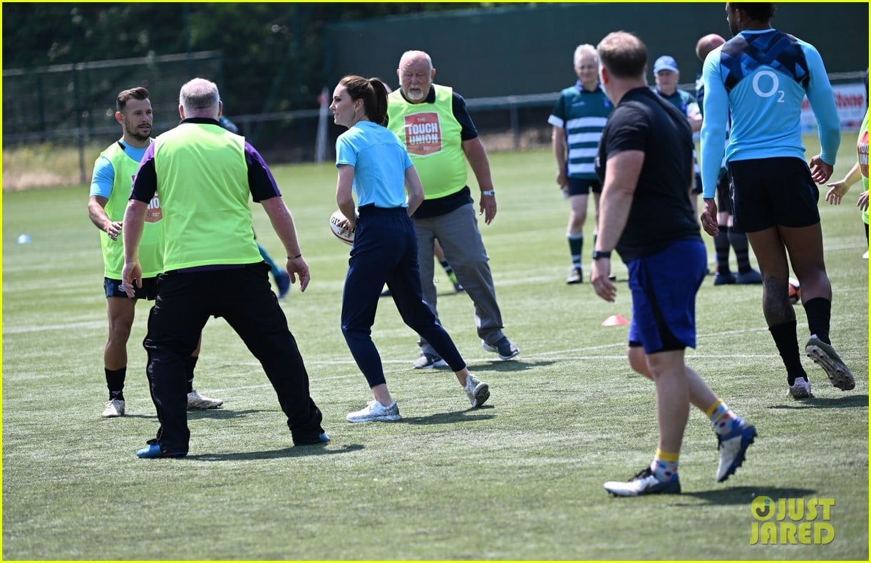 Kate Middleton Hits The Pitch For A Game of Rugby During 'Shaping Us ...
