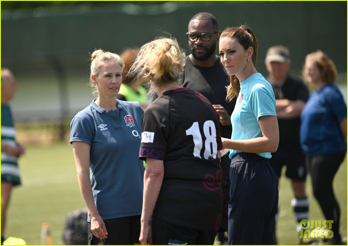 Kate Middleton Hits The Pitch For A Game of Rugby During 'Shaping Us ...