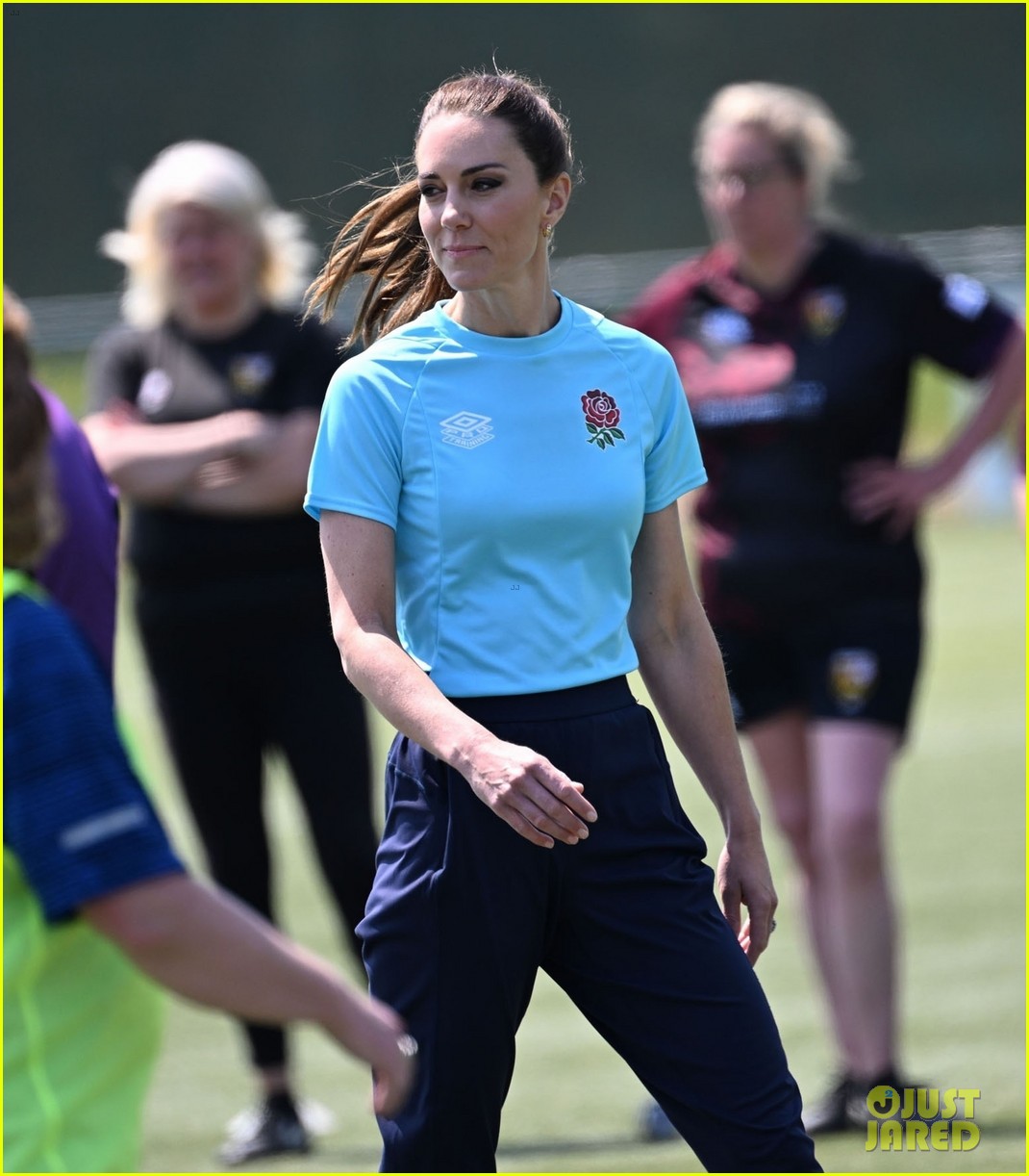 Kate Middleton Hits The Pitch For A Game of Rugby During 'Shaping Us ...