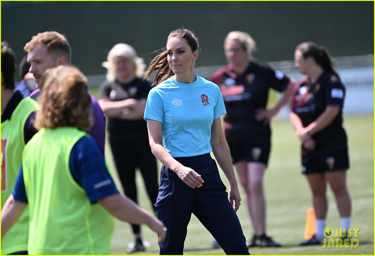 Kate Middleton Hits The Pitch For A Game of Rugby During 'Shaping Us ...