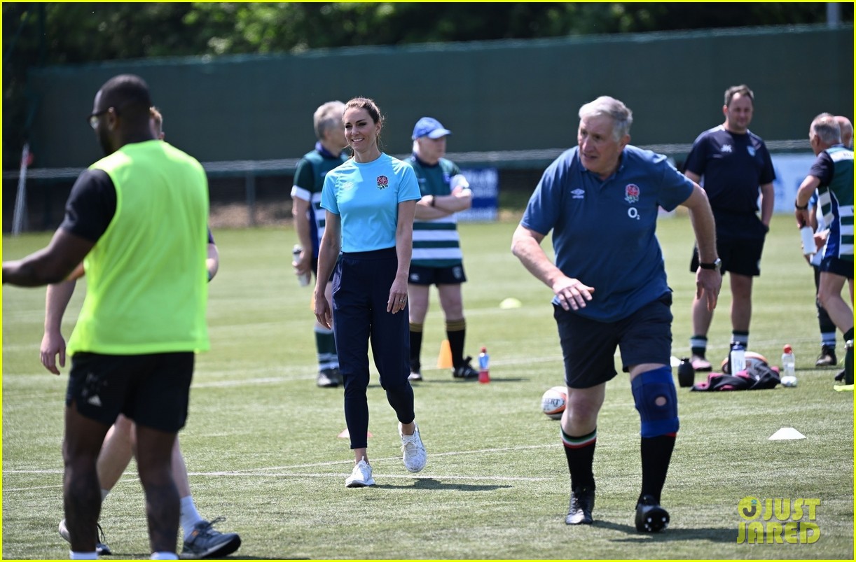 Kate Middleton Hits The Pitch For A Game of Rugby During 'Shaping Us ...