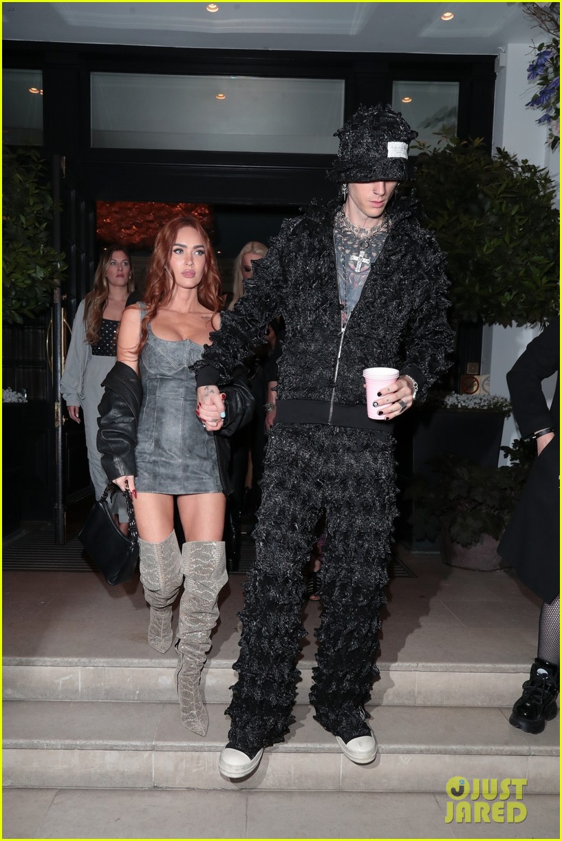 Megan Fox & Machine Gun Kelly Hold Hands on Dinner Date in London ...