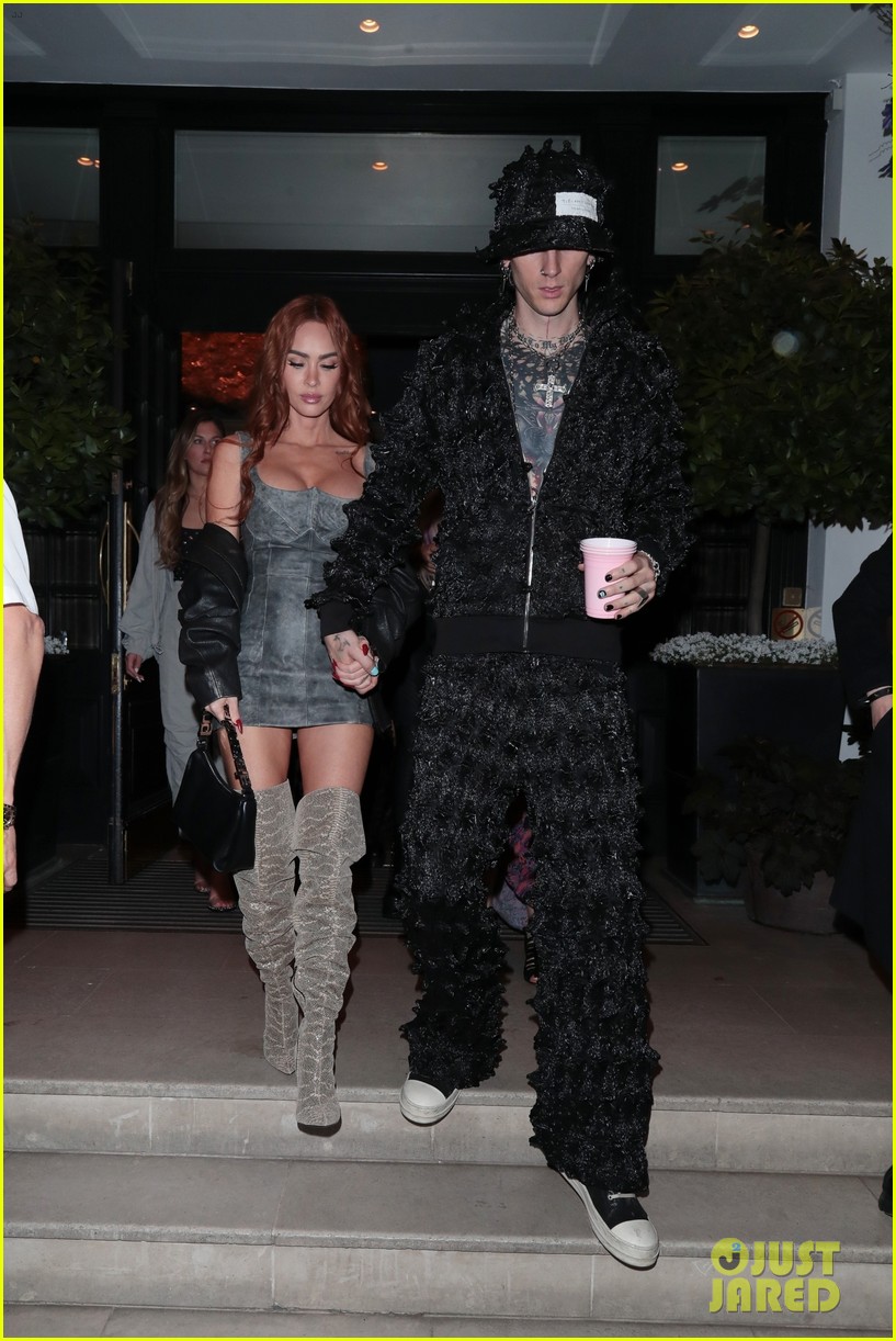 Megan Fox & Machine Gun Kelly Hold Hands on Dinner Date in London ...