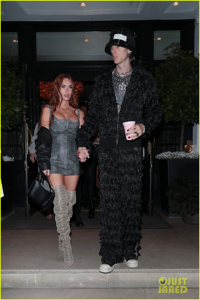 Megan Fox & Machine Gun Kelly Hold Hands on Dinner Date in London ...