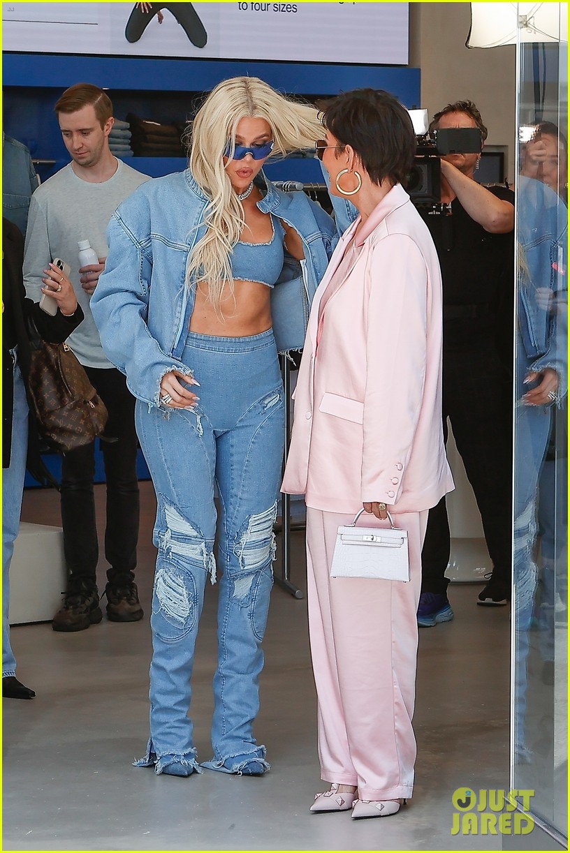 Khloe Kardashian Looks Like a '00s Pop Star in All-Over Denim at Good ...