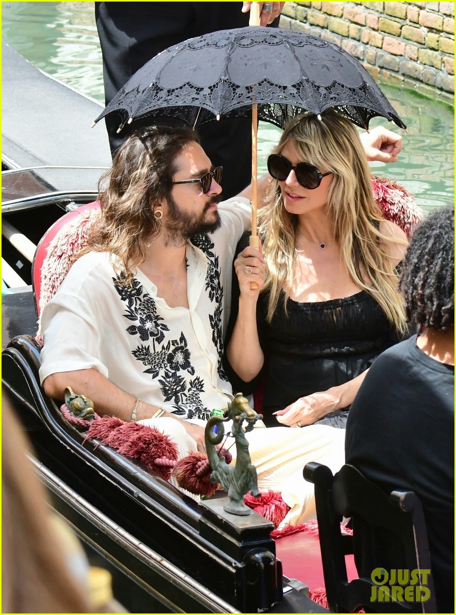 Heidi Klum & Husband Tom Kaulitz Go for Romantic Gondola Ride in Venice ...
