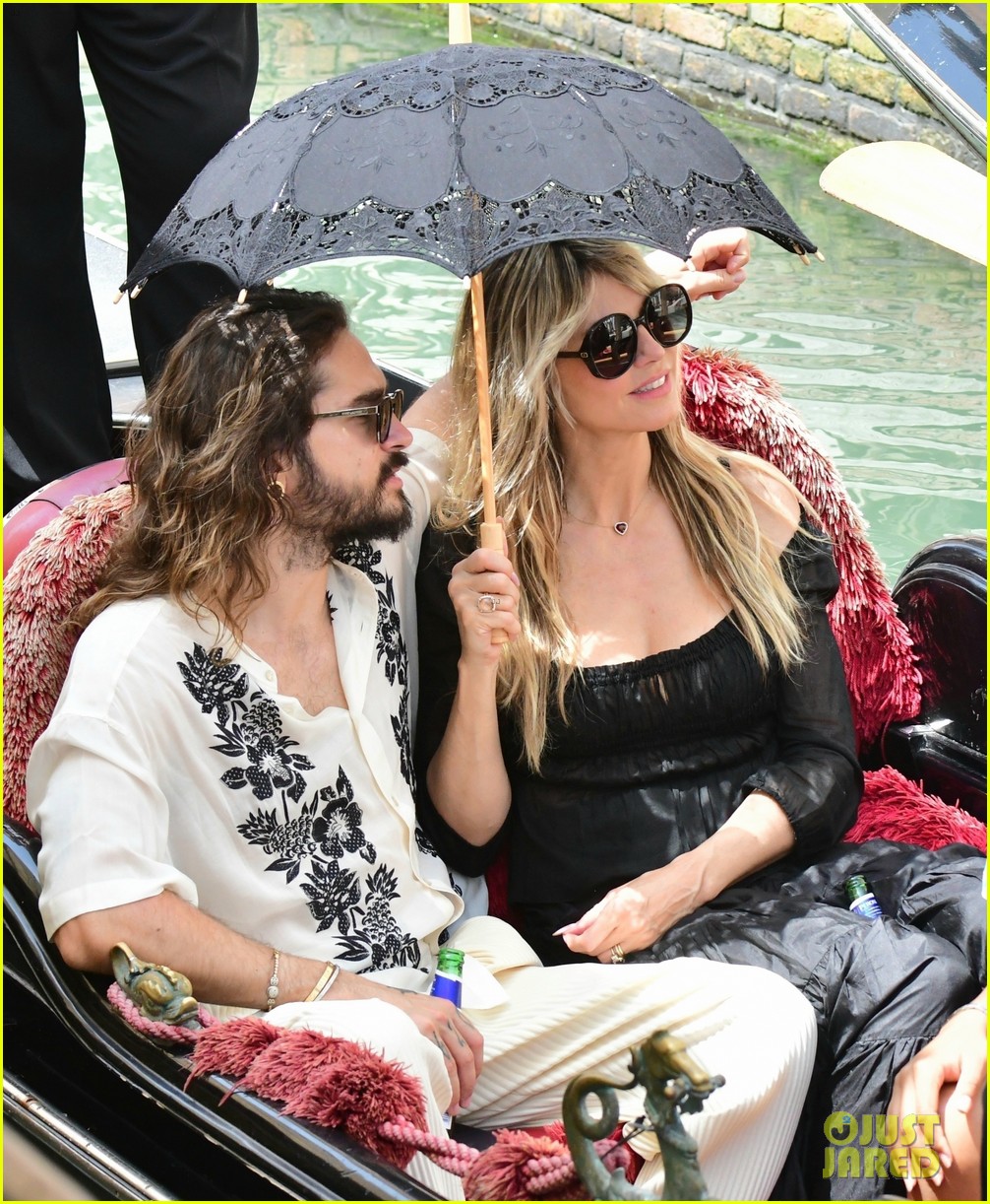 Heidi Klum & Husband Tom Kaulitz Go for Romantic Gondola Ride in Venice ...