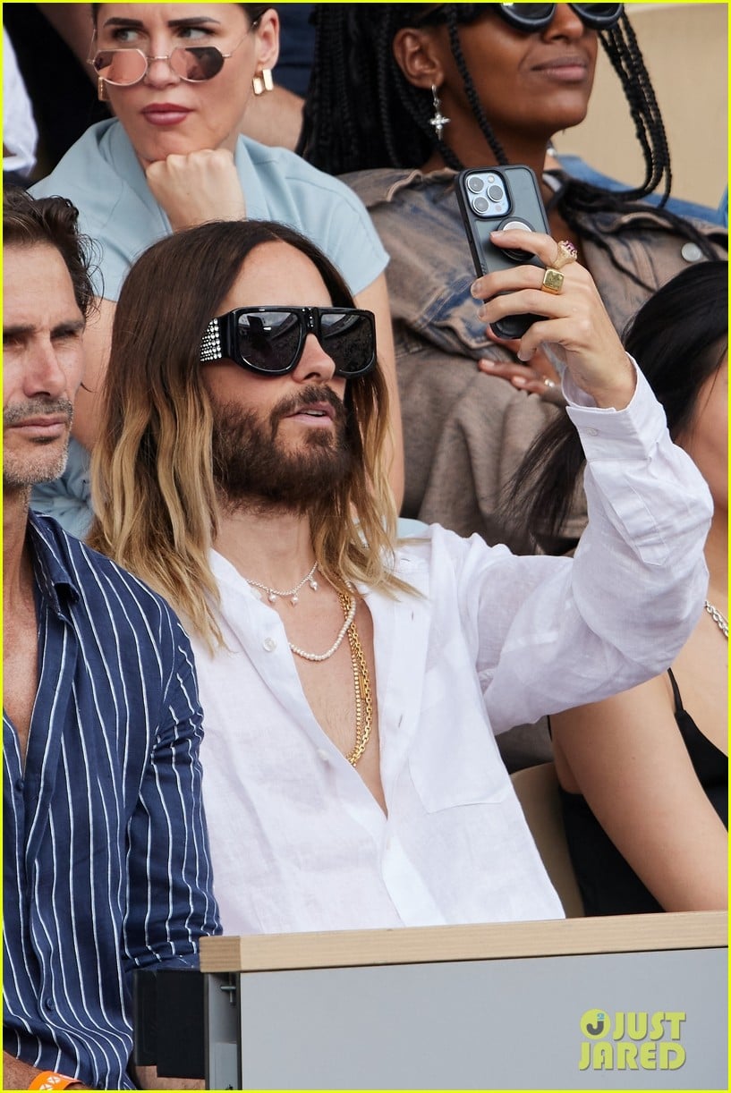 Jared Leto Attends French Open 2023 with a Friend in Paris: Photo ...