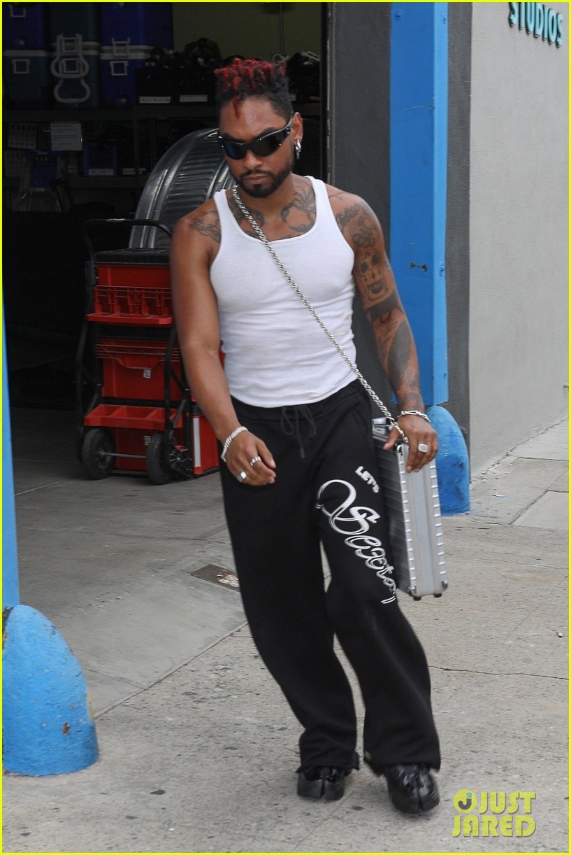 Miguel Leaves Studio With a Briefcase While Wearing Blood-Stained Shirt; Unreleased Demos ...