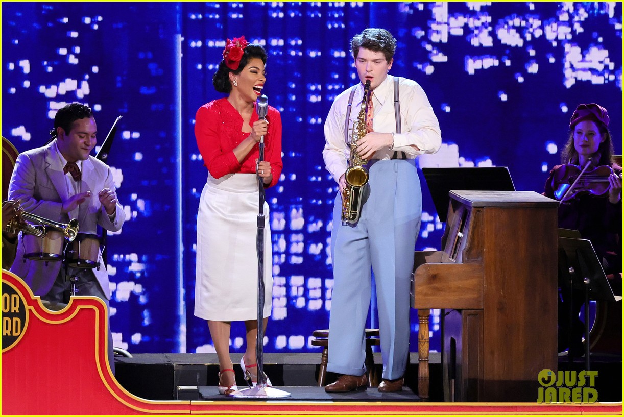 'New York New York' Stars Anna Uzele & Colton Ryan Seal Tony Awards ...