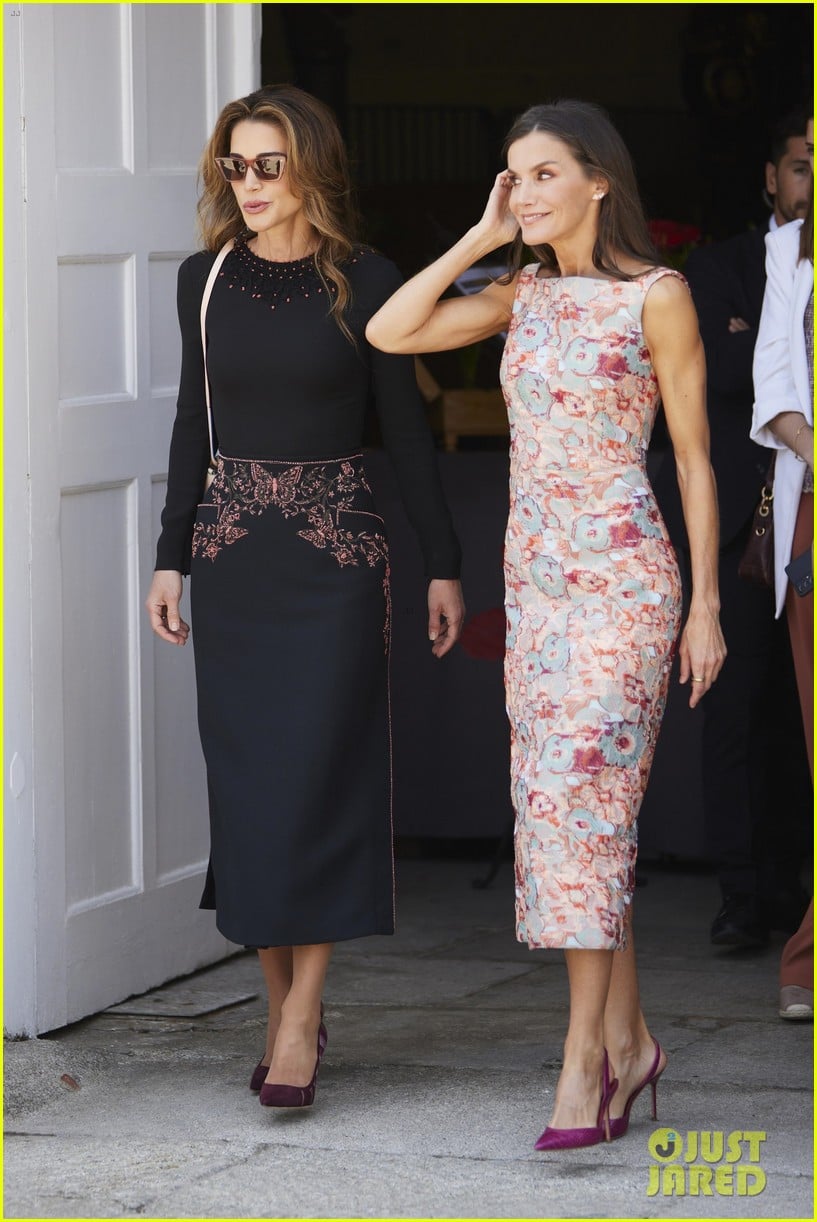 Jordan's Queen Rania & Spain's Queen Letizia Reunite For Heritage ...