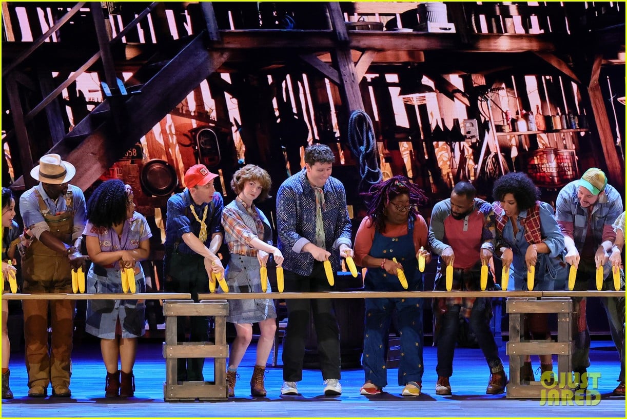 Tony Winner Alex Newell Performs With Cast of 'Shucked,' the Corn ...