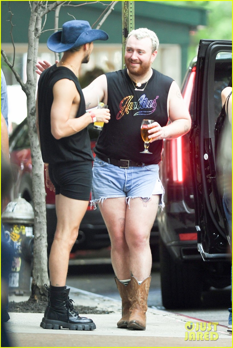 Sam Smith Spotted Kissing Partner Christian Cowan in New York City ...