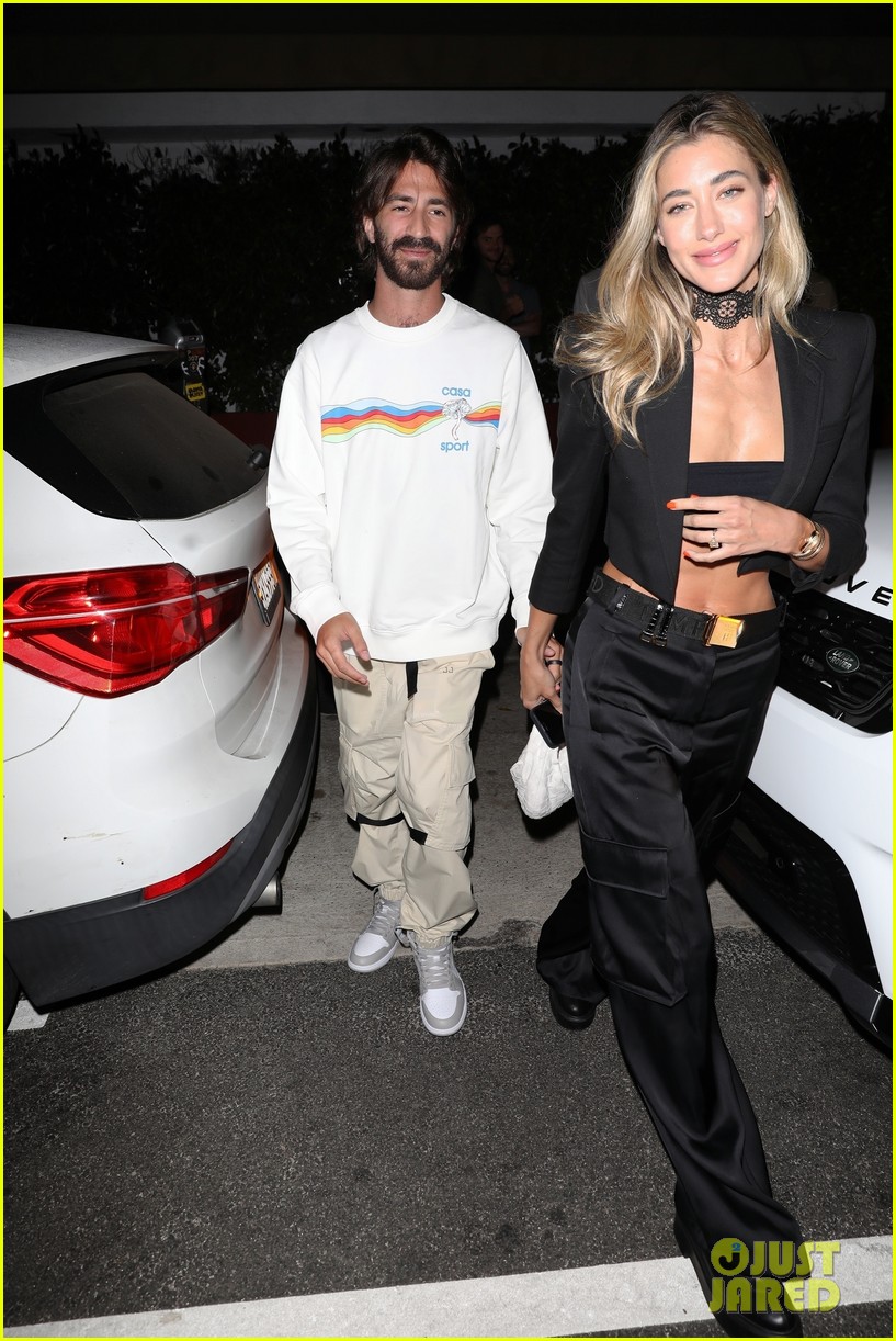 Jessica Serfaty Flashes Engagement Ring While Out With Fiance Leonardo ...