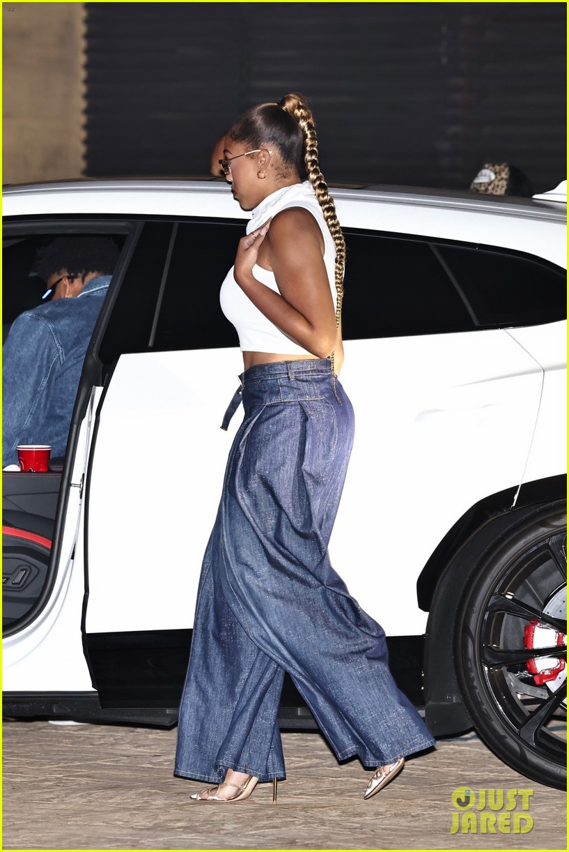 Jordyn Woods & Boyfriend Karl-Anthony Towns Coordinate in Denim After ...