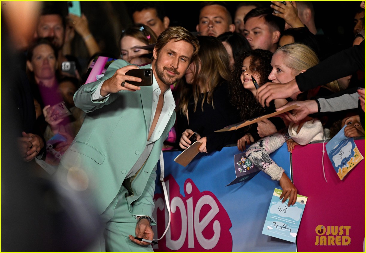 Margot Robbie Changes Into Red Minidress for 'Barbie' VIP Photocall ...