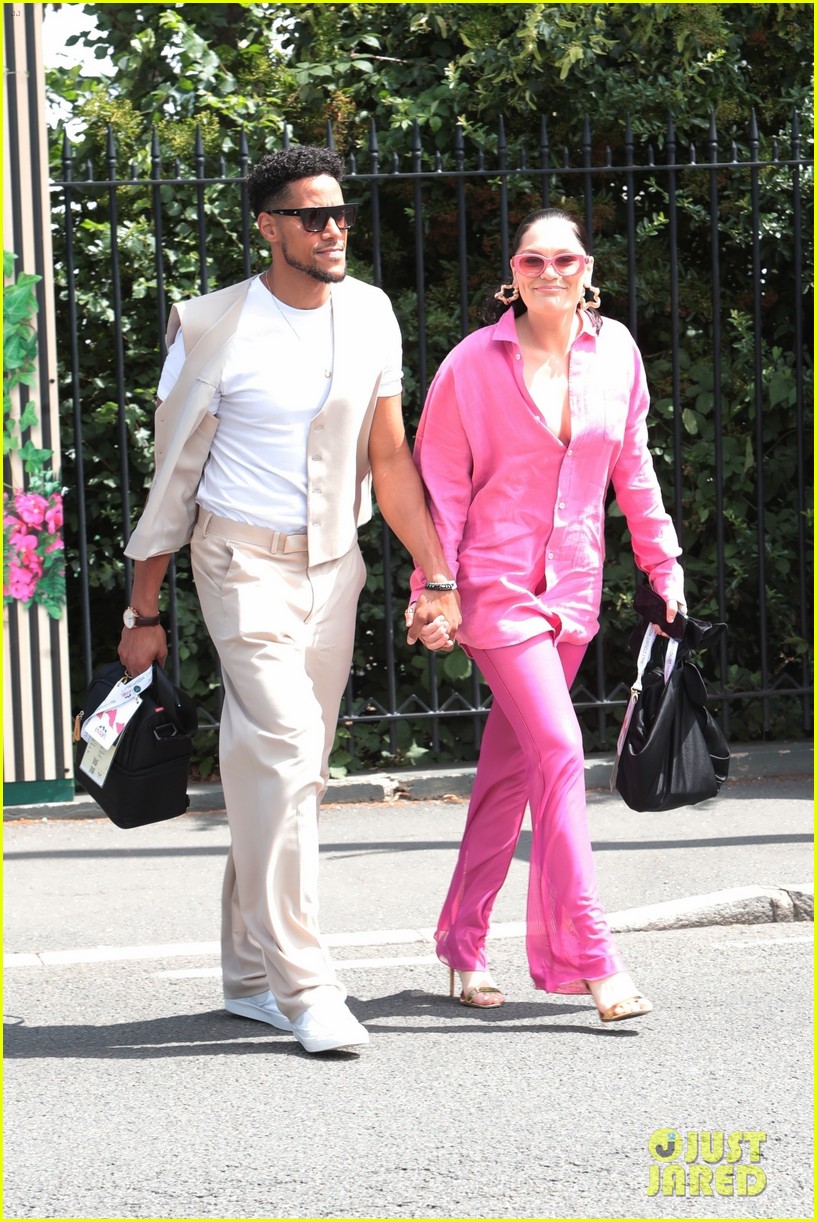Jessie J Goes Pretty in Pink for Wimbledon 2023 Match with Boyfriend ...