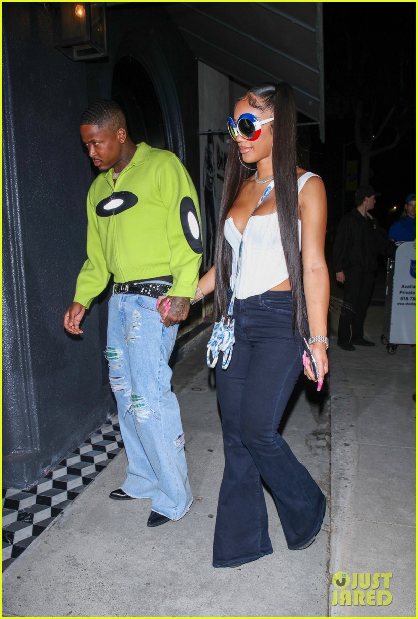 Saweetie & YG Hold Hands After Dinner Date Night Out in LA: Photo ...