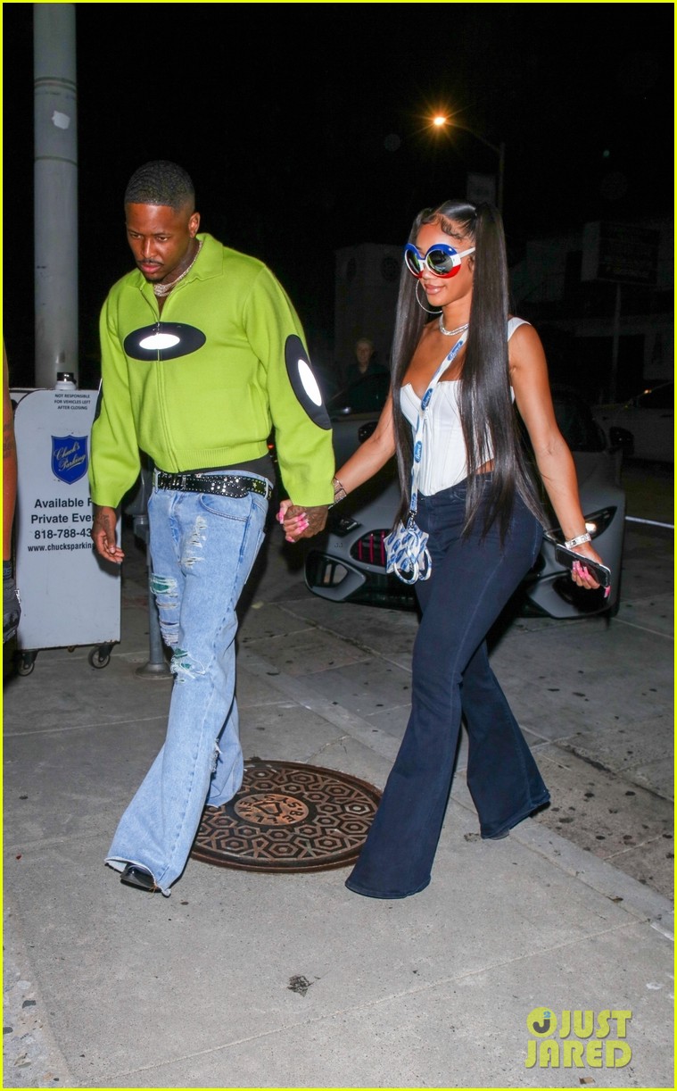 Saweetie & YG Hold Hands After Dinner Date Night Out in LA: Photo ...