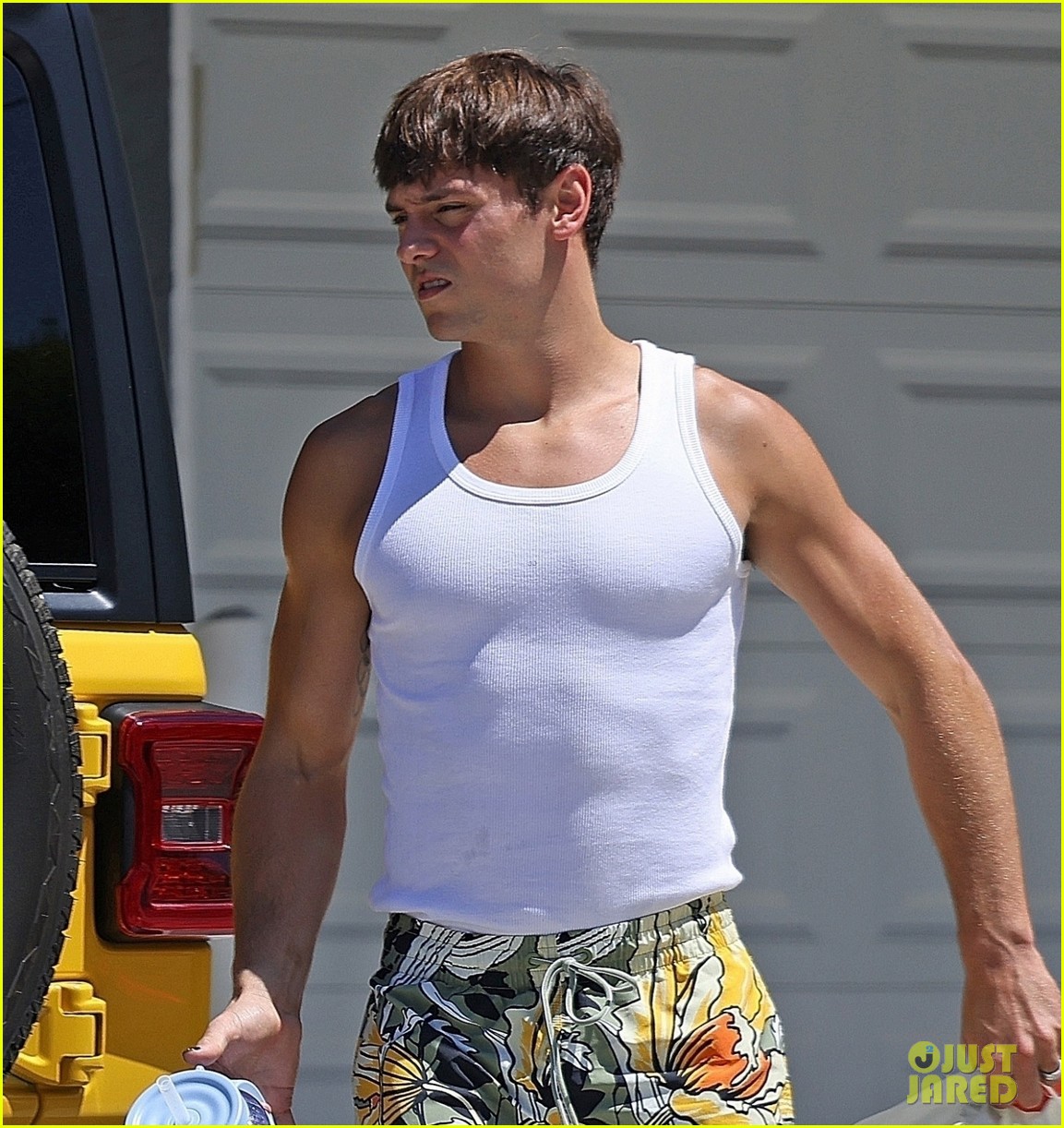 Tom Daley & Husband Dustin Lance Black Spend the Afternoon Running ...