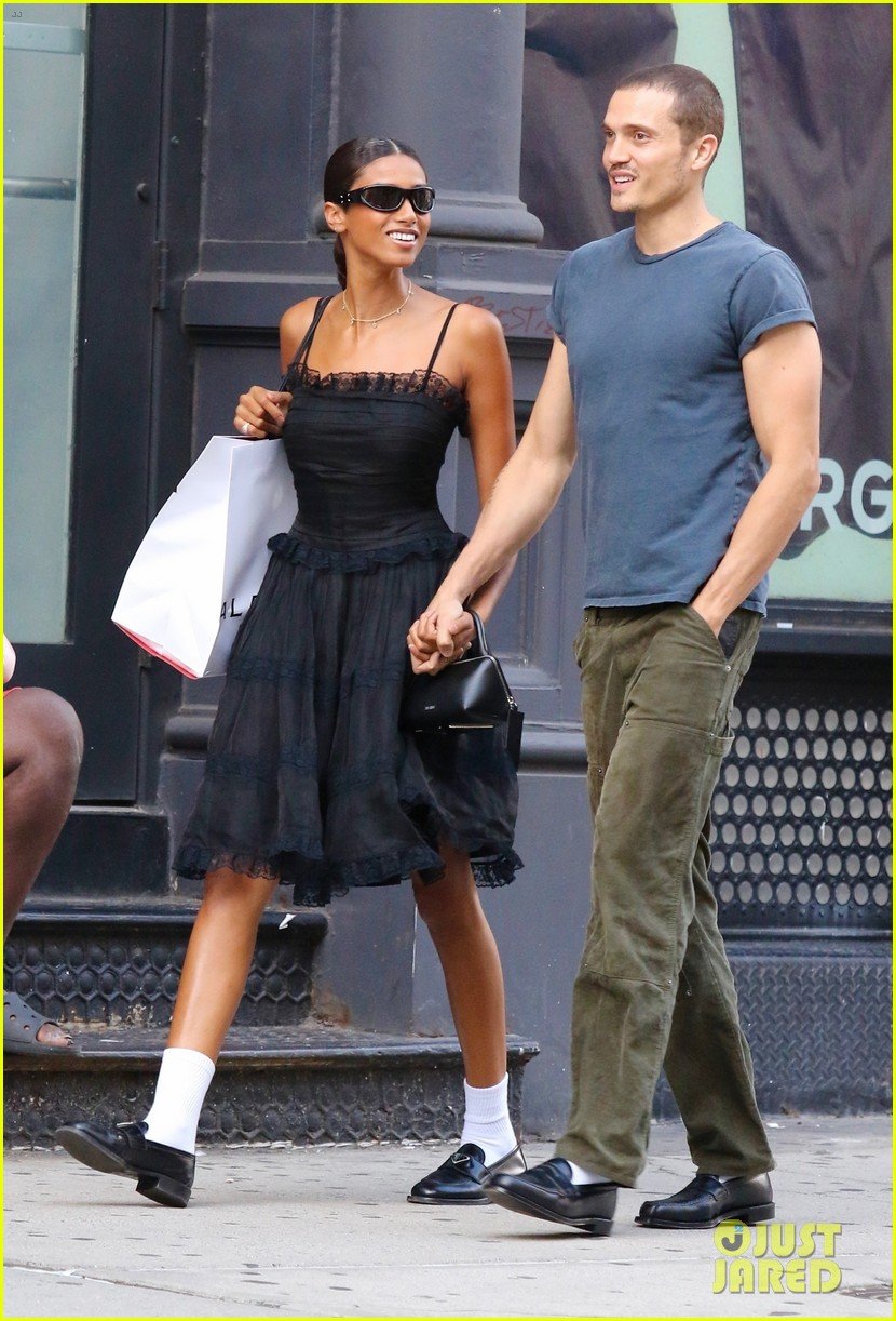 Karl Glusman & Model Imaan Hammam Hold Hands During Day Out in NYC ...